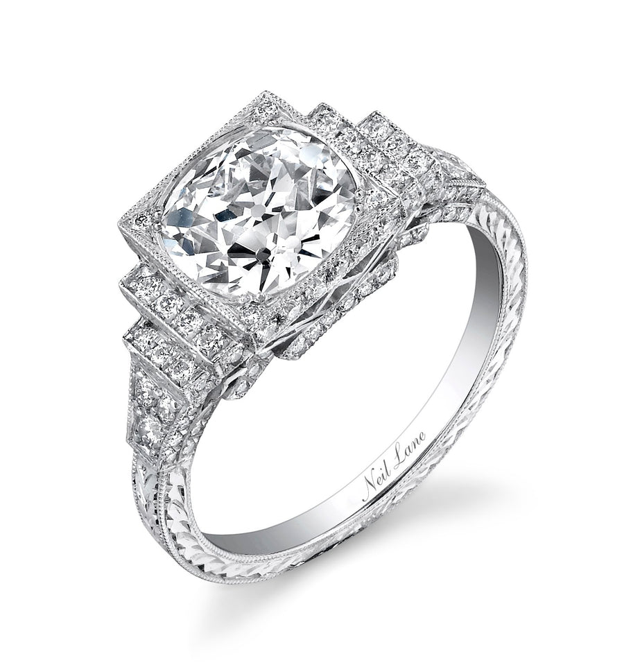 1.80ct Neil Lane Old European-Cut Diamond, Platinum Ring – Neil Lane ...