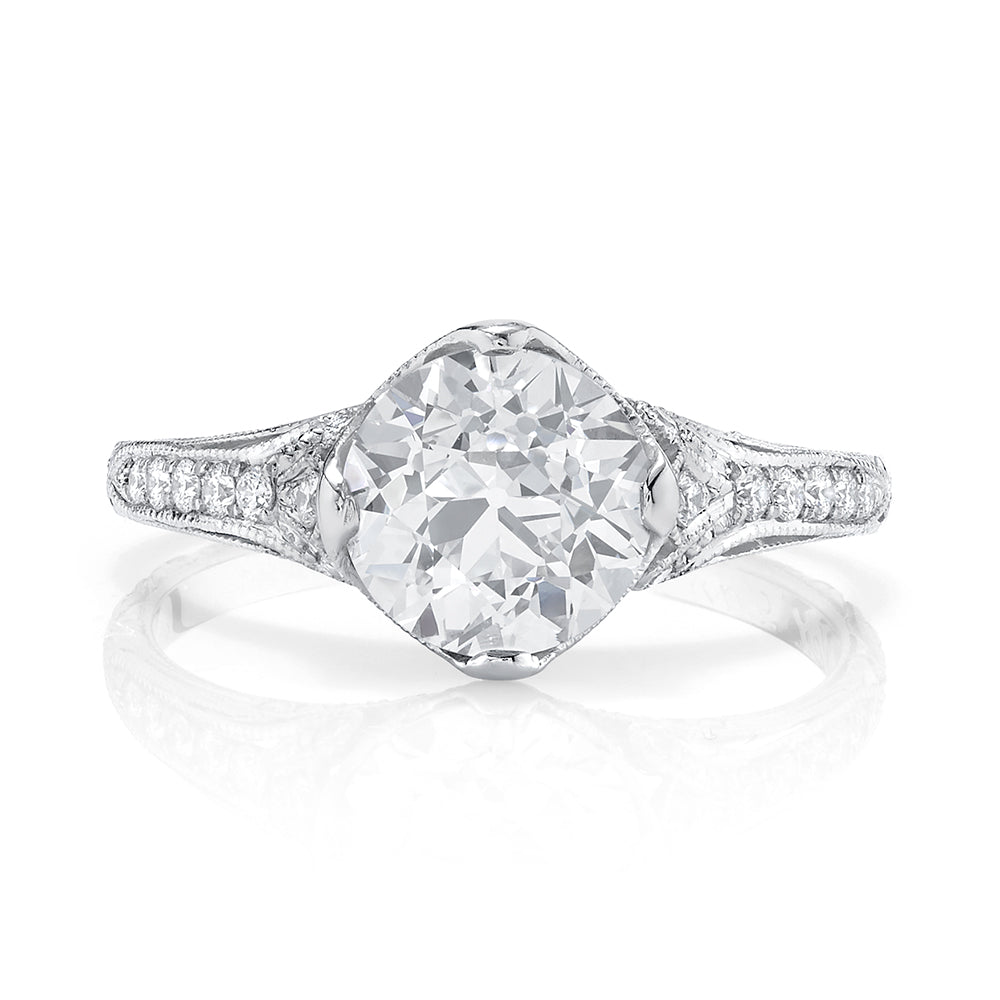 1.66ct Neil Lane Old European Diamond, Platinum Ring – Neil Lane Couture
